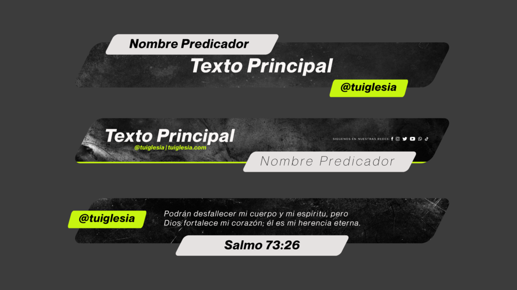 Neon Lines Lower Thirds - Sermon Visual